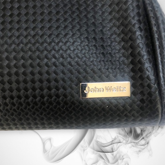 John Weitz | Bags | John Weitz Black Double Coin Purse | Poshmark